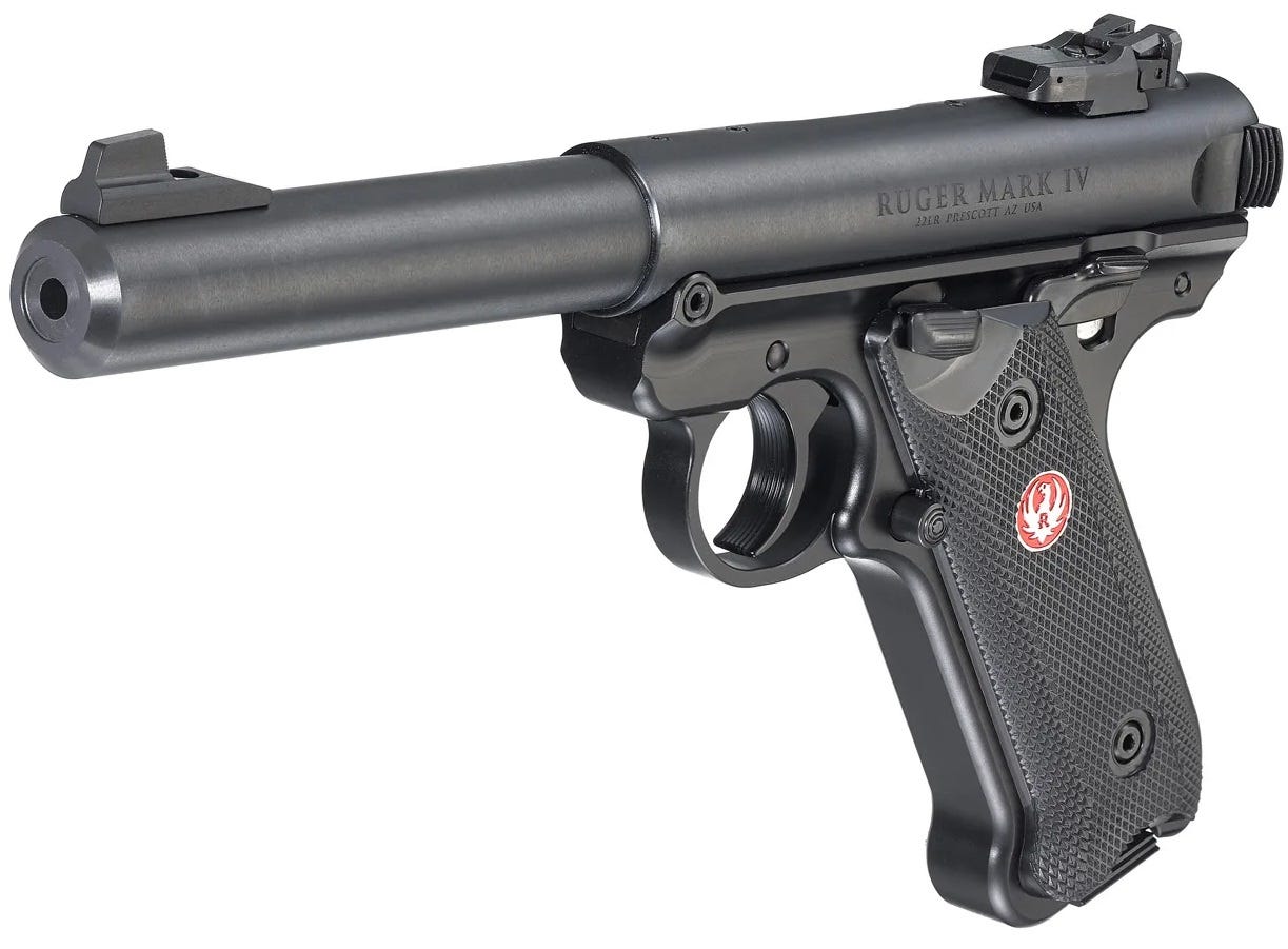 Ruger Mark IV Target .22 LR 5.5" Barrel 10-Rounds - LIVENGOOD GUNS