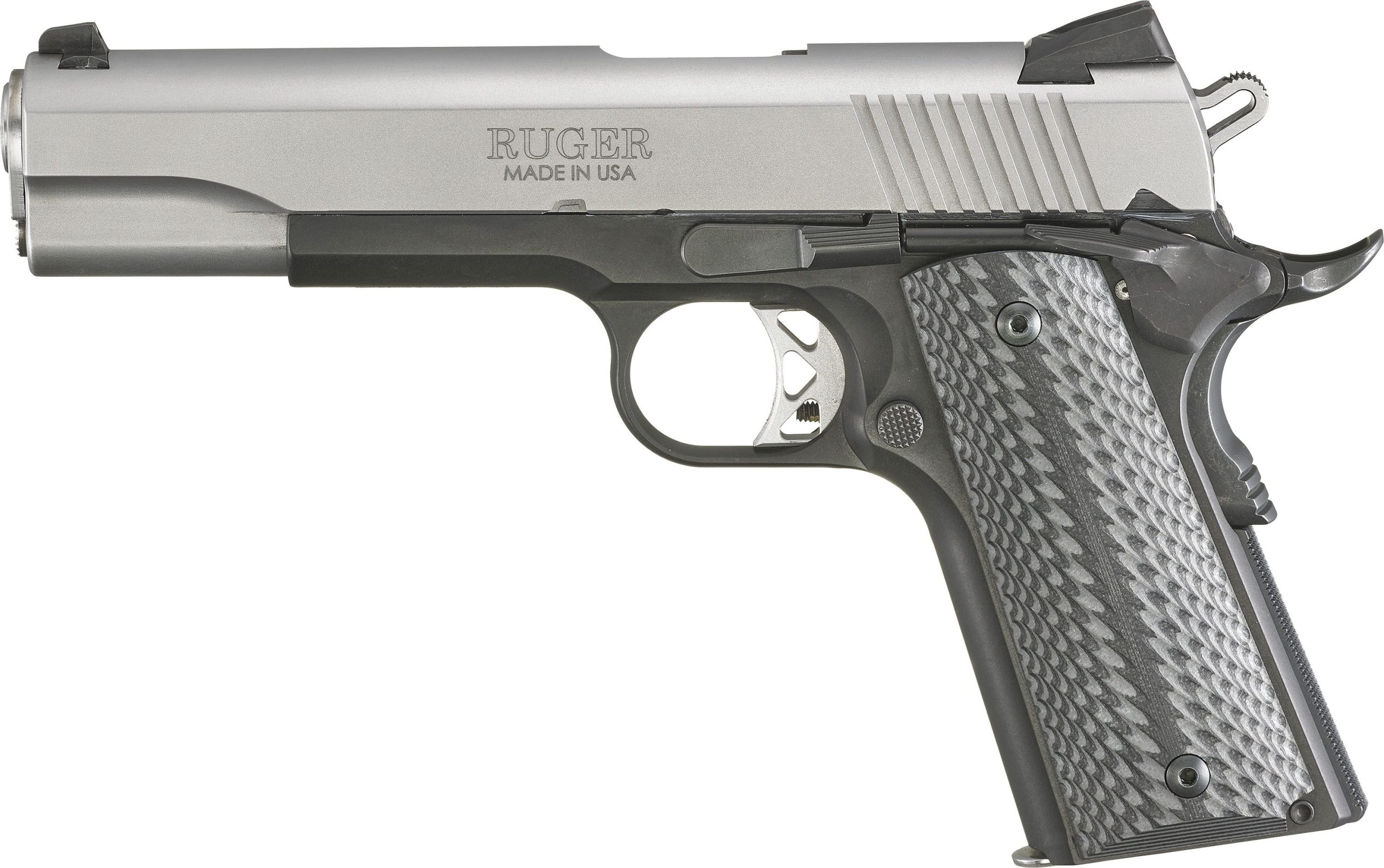 Ruger SR1911 Stainless .45 ACP 5" Barrel 8-Rounds - LIVENGOOD GUNS