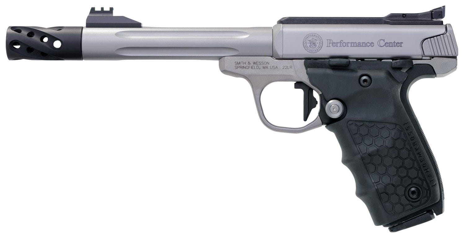 Smith and Wesson SW22 Victory Target Stainless .22LR 6" Barrel 10 ...