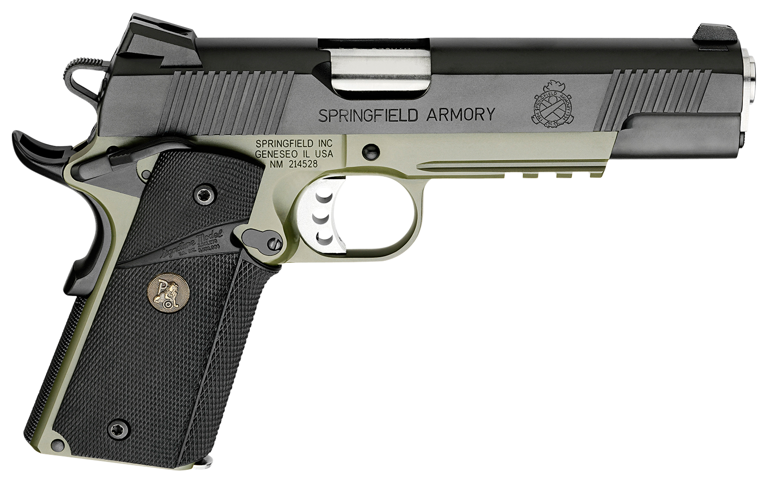 Springfield Loaded Marine Corps Operator OD Green .45 ACP 5" Barrel 7 ...