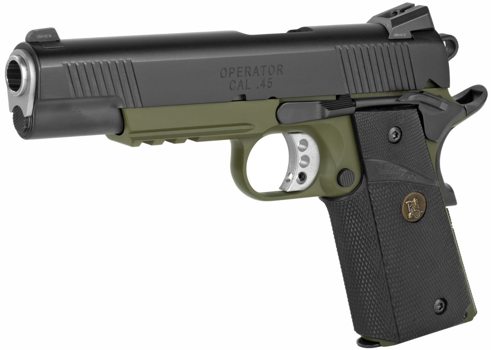 Springfield Loaded Marine Corps Operator OD Green .45 ACP 5" Barrel 7 ...