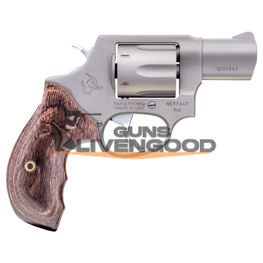 Taurus 856 Stainless .38 Special +P 2" Barrel 6-Rounds Walnut Grips ...