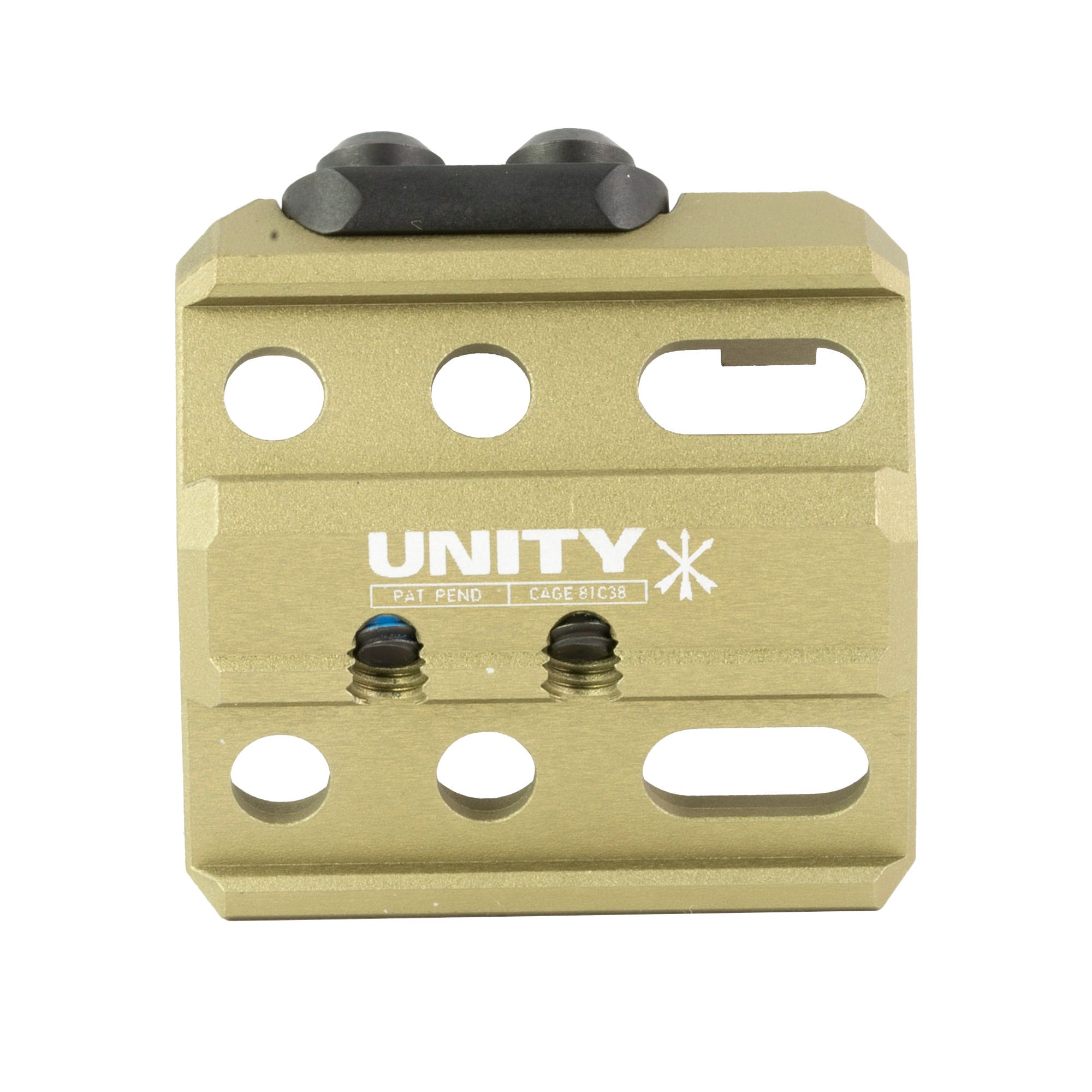 Unity Tactical FUSION Micro Hub Base Flat Dark Earth - LIVENGOOD GUNS