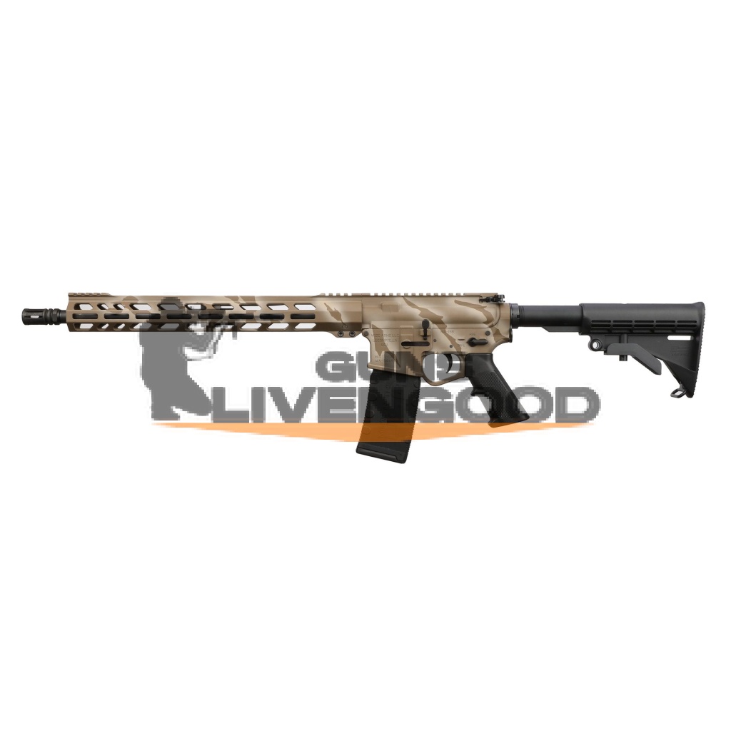 Wise Arms WA-15B Tiger Stripe FDE 5.56 / .223 Rem 16" Barrel 30-Rounds ...